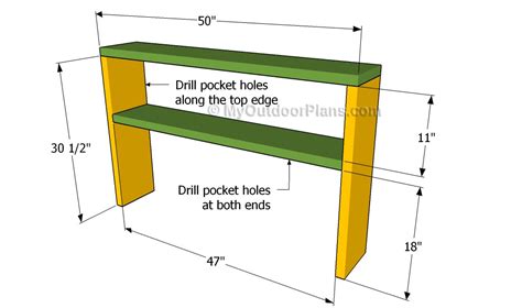 Assembling The Back Shelves Myoutdoorplans