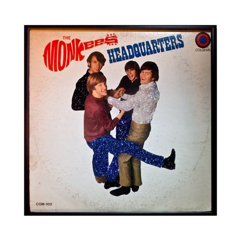 Glittered Monkees Headquarters Album Etsy