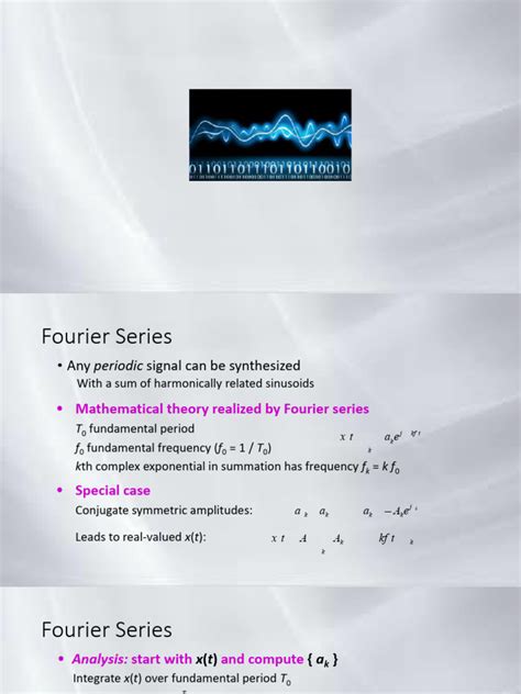 Lecture3 2 Pdf Fourier Transform Fourier Series