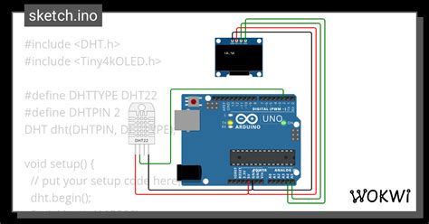 Humedad Y Temperatura Wokwi Esp32 Stm32 Arduino Simulator