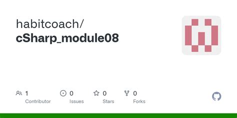 GitHub Habitcoach CSharp Module08
