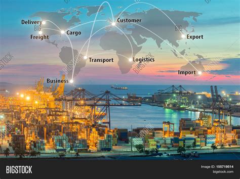 Map Global Logistics Image And Photo Free Trial Bigstock