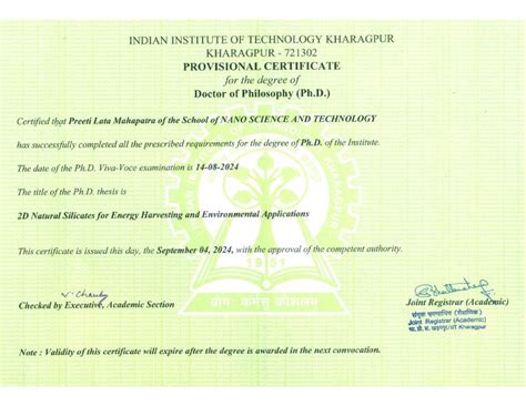 phdcompleted iitkharagpur innovation research nanotechnology… dr