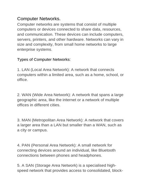 Ict Computer Networks 26 09 24 Pdf