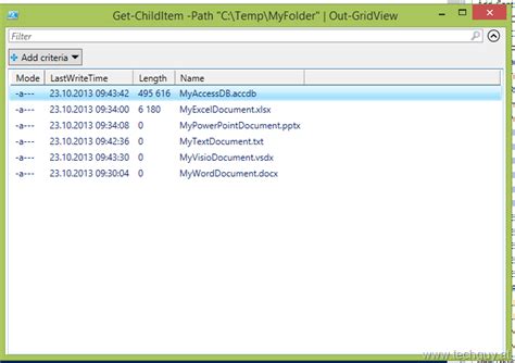 Powershell Out Gridview Und Passthru Techguy