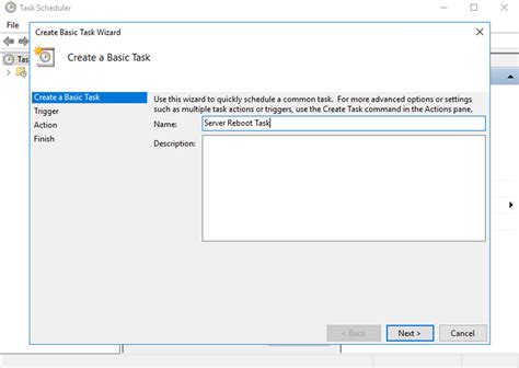 How To Schedule A Reboot Of The Windows Server