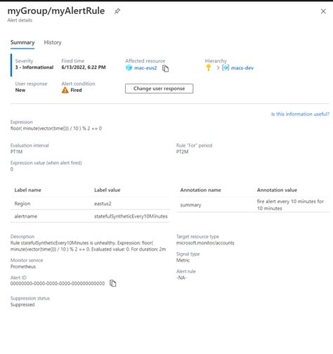 Azure Monitor での Prometheus メトリック アラート Azure Monitor Microsoft Learn