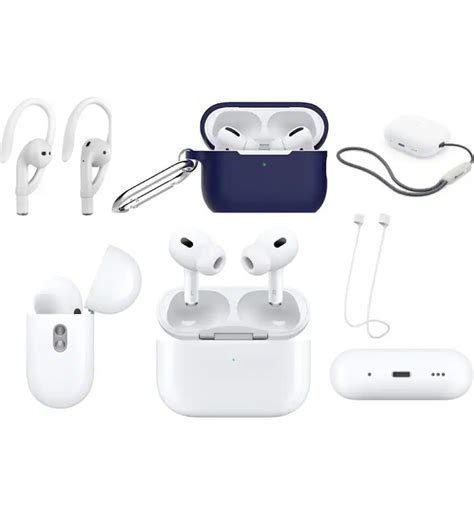 Apple Airpods Pro 2nd Generation Blue Bundle Multi Mqd83blu 1 Best Buy