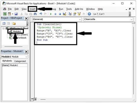 Excel 用按钮来清除特定单元格极客教程