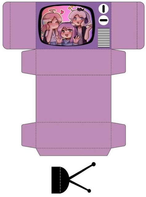 Шаблон бумажной куклы Hello Kitty