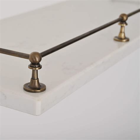 Victorian Gallery Shelf Rail Aged Brass Yester Home