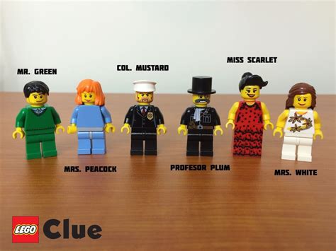 Clue Board Game Pieces