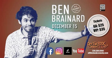 Comedian Ben Brainard Live In Naples Florida Off The Hook Comedy