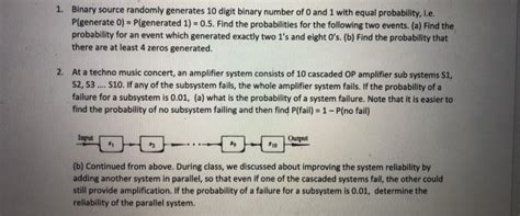solved binary source randomly generates 10 digit binary