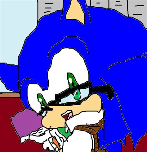 Nerdy Sonic Original By Shadowga1 On Deviantart
