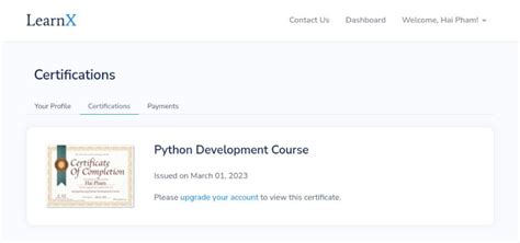 I Passed A Python Test To Get A Certification By Learnx And Got Some
