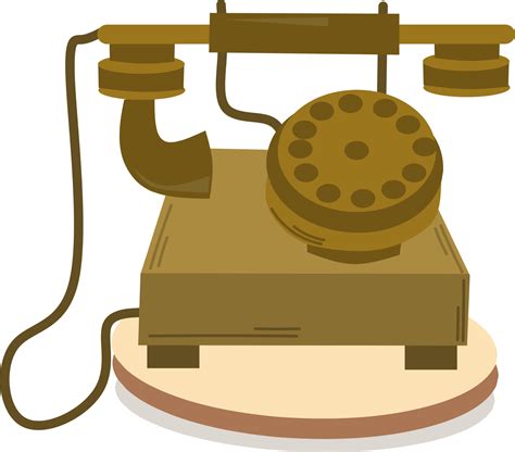 Retro Telephone Clipart 56780132 Png