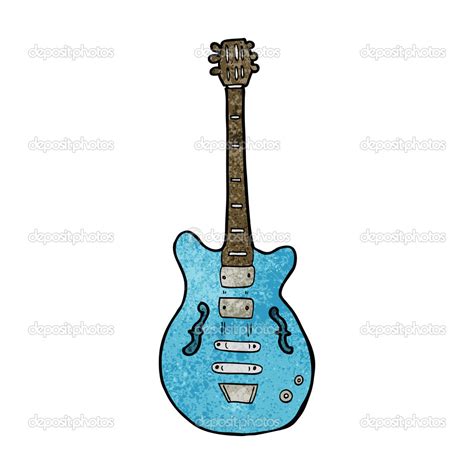 Guitarra Eléctrica De Dibujos Animados Vector De Stock 45535731 De