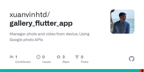 Github Xuanvinhtd Gallery Flutter App Manager Photo And Video From Device Using Google Photo