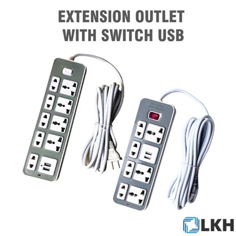 Universal Socket Outlets Charger Household Extension Cord Plug Outlets Wire Power Supply Switch