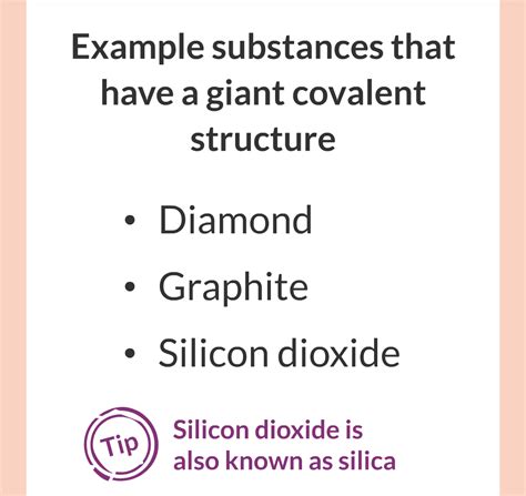 7 Giant Covalent Structures