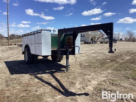 Gooseneck Sa Service Trailer Wfuel Tank Transportation Bigiron