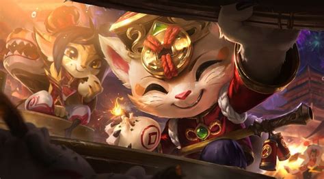 Artstation Firecracker Teemo Splash Art Horace Hsu