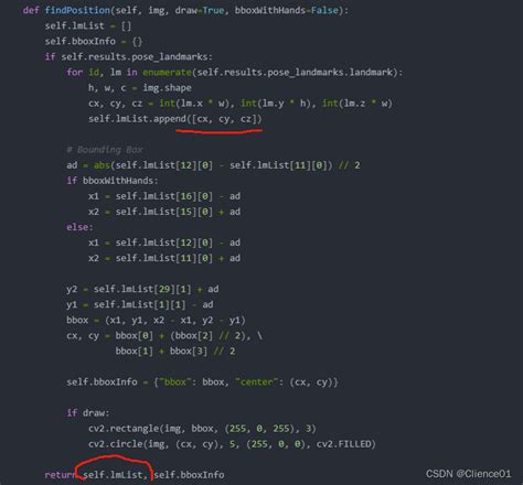 python学习笔记5 人体姿势和unity3d lmstring f {lm[1]} {img shape[0] lm[2