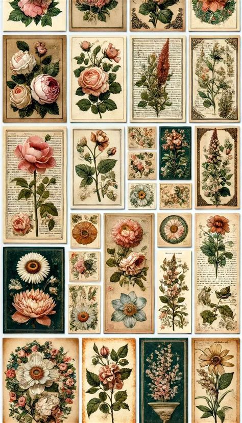Floral Stickers For Scrapbook Art In 2025 With A Free Sticker Set