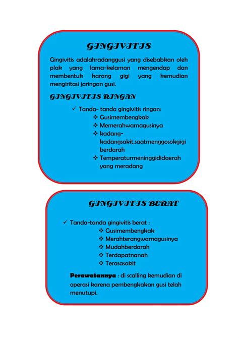 Keterangan Gingivitis Docx