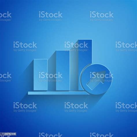 종이 컷 그래프 일정 차트 다이어그램 인포 그래픽 파란색 배경에 격리 원형 그래프 아이콘 프리젠 테이션 금융 사업 종이 아트