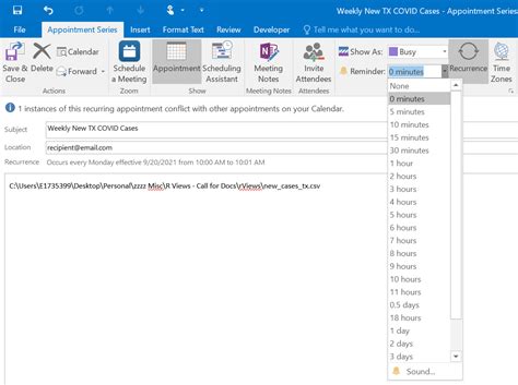 Automated Email Reports With R Vba And The Task Scheduler R Views Submission R Views Call
