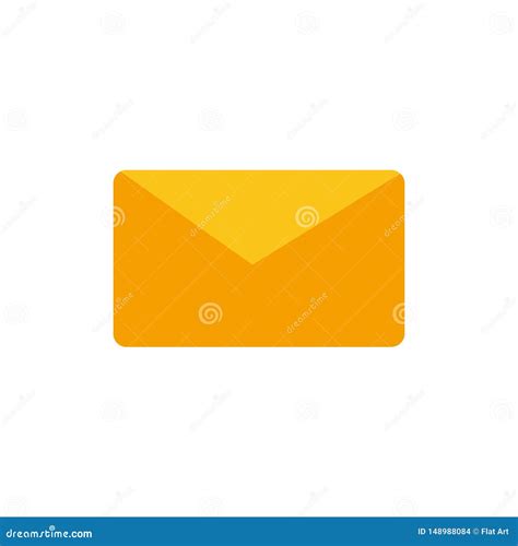 Mail Email User Interface Flat Color Icon Vector Icon Banner Template Stock Vector