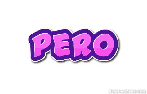 Pero Logo Herramienta De Diseño De Logos Gratuita De Flaming Text