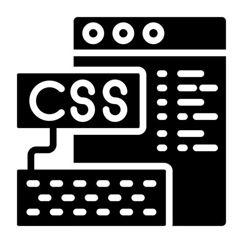 Modern Design Icon Of Css Coding 52294612 Vector Art At Vecteezy