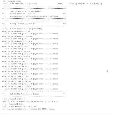 Frigate Stopped Working On Oct 18th Third Party Integrations Home Assistant Community