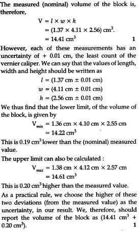 It Is Required To Find The Volume Of A Rectangular Block CBSE Class Physics Learn CBSE Forum