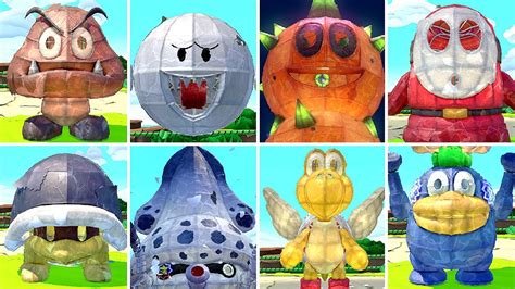 Paper Mario The Origami King Enemies Easy Origami Tutorial