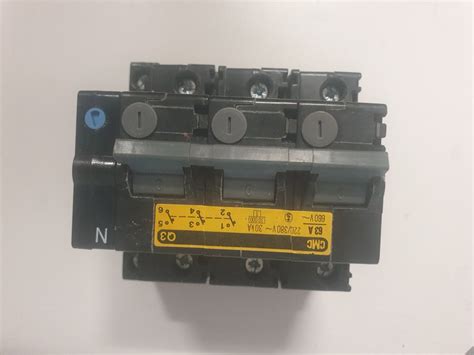 Cmc Leitungsschutzschalter Ls 63a C63 Q3 30ka 4p Gebraucht In Zürich