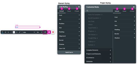 Link Styling Titan Web