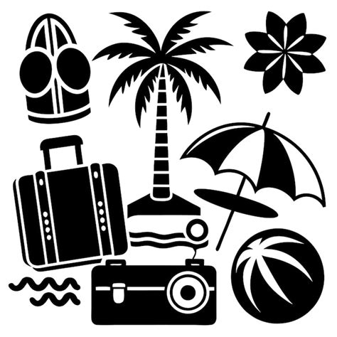Vektor Simbol Liburan Unduh Vektor Berkualitas Tinggi Gratis Dari