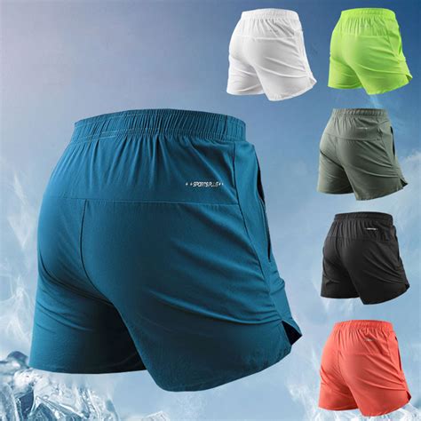 กางเกงขาสั้นผู้ชายแห้งเร็ว กางเกงขาสั้นระบายอากาศ กางเกงขาสั้นยูนิเซ็กซ์ 4 สี Shopee Thailand
