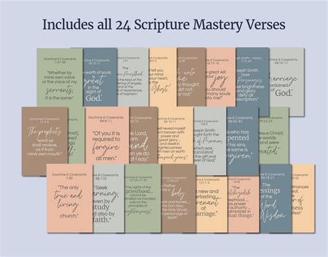 Doctrinal Mastery Scripture Cards Doctrine And Covenants 2025 My Upside Down Umbrella