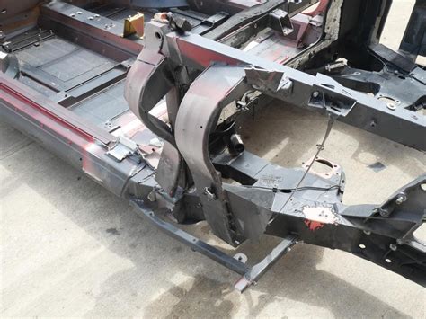 2001 Ferrari 360 Spider Body Shell Bare Chassis Frame Rails Apron