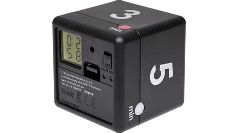 Tfa Dostmann Timer Cube Timer Schwarz Digital Digitalo