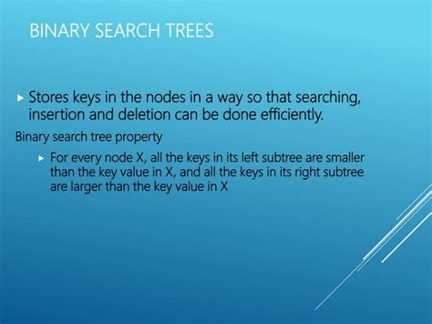 Binary Search Trees Ppt Technology And Computing