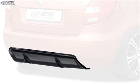 Rear Diffusers Rdx Rear Bumper Extension For Skoda Fabia 2 5j Diffusor