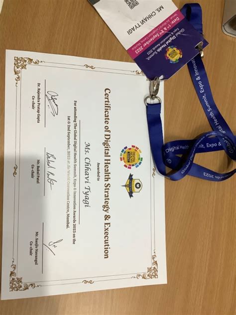 Chhavi Tyagi On Linkedin Digitalhealth Aslp Innovation Futureleaders Gdhs2023 Mumbai