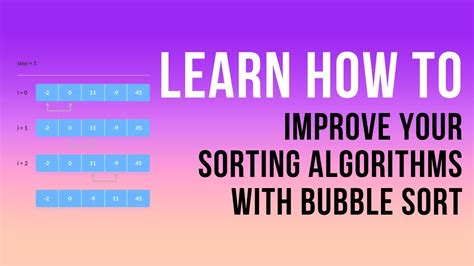 Mastering Bubble Sort Optimal Running Time Learn How To Improve