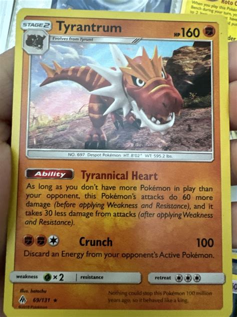 All Tyrantrum Pokemon Cards